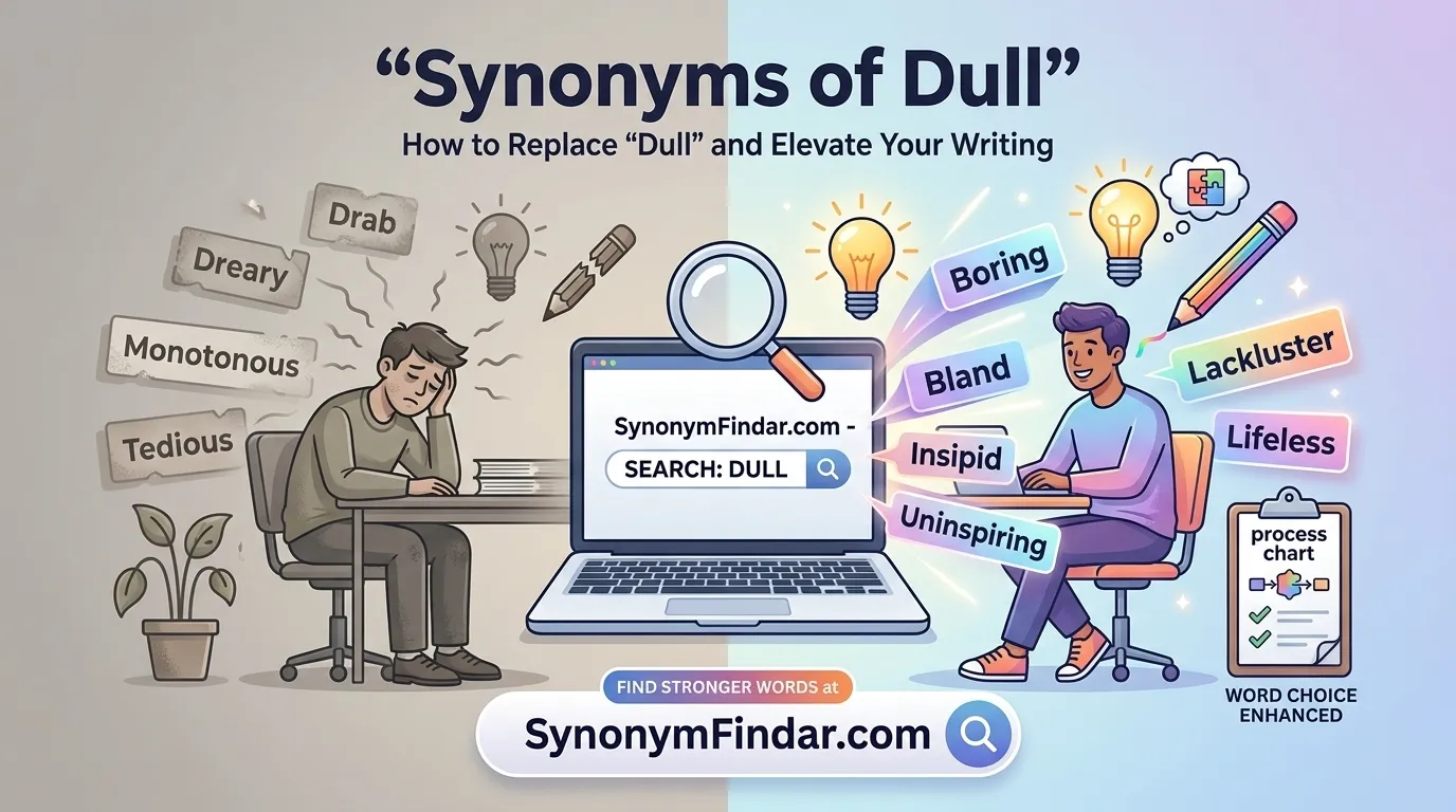 Synonyms of Dull: 50 Simple Words to Use Instead